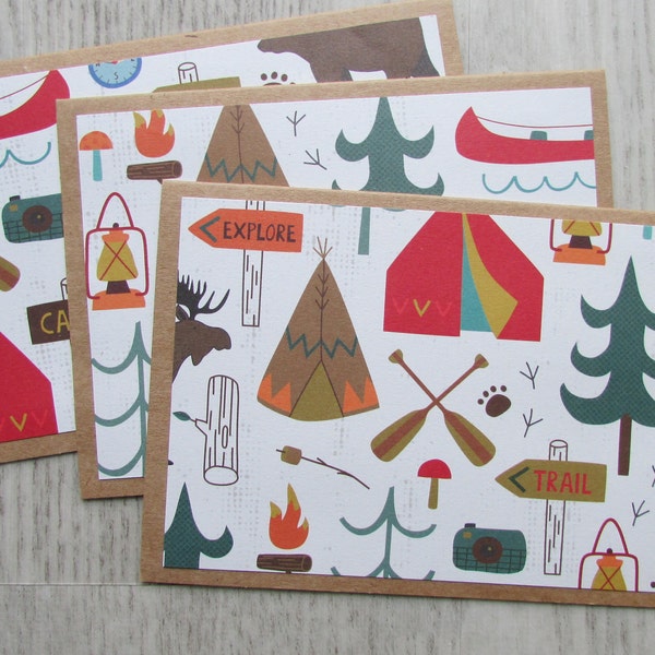 Camping Card - Etsy