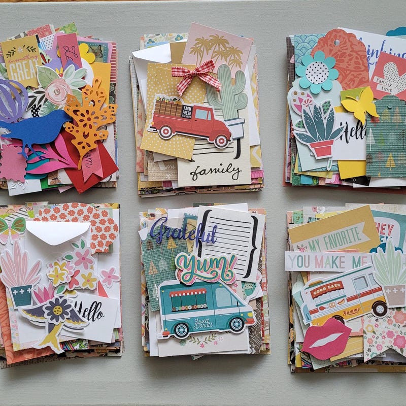 Paper Scrap Pack - Etsy