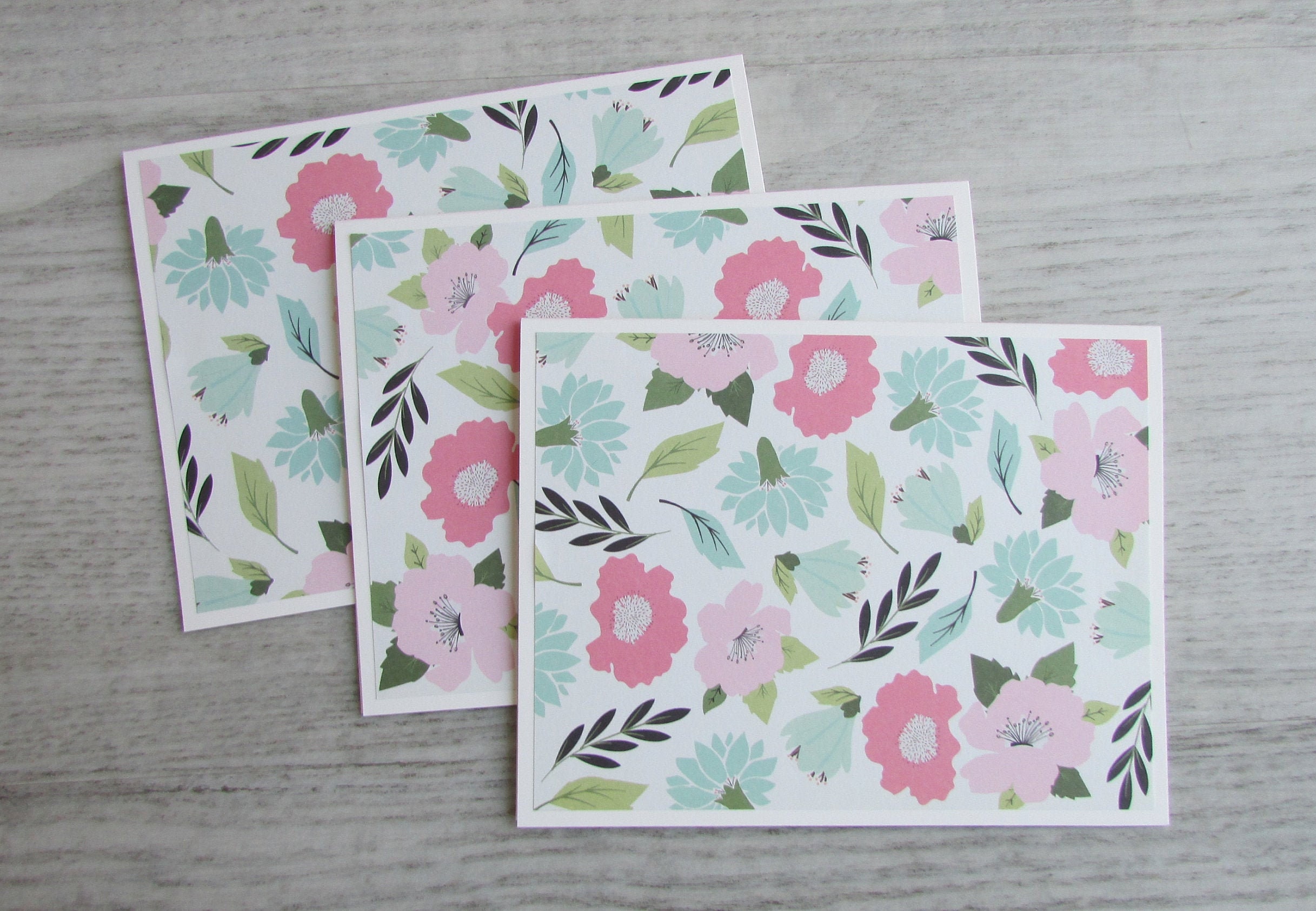 Note cards-set of 6-blank card sets pretty stationery sets all | Etsy