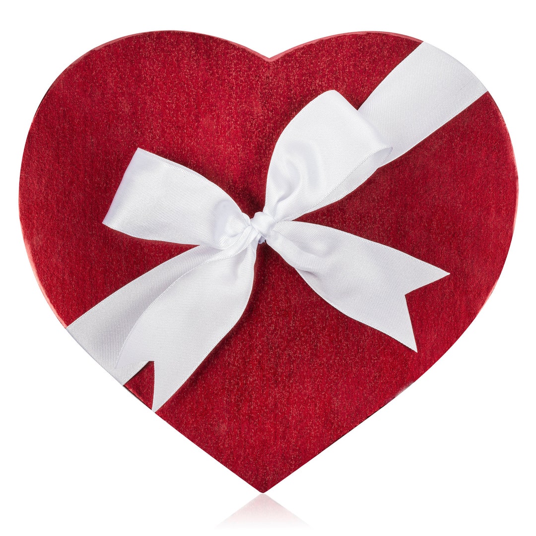 Artisan Velvet Heart Chocolate Gift Box - Handcrafted Truffles. Vegan ...