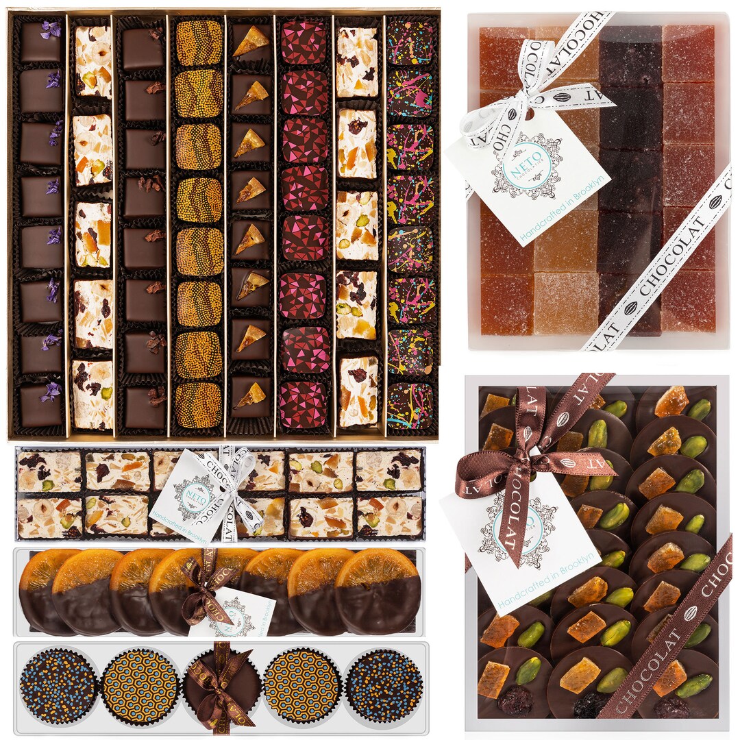 Extra Large Chocolate Gift Basket -truffles, Mendiants, Pate De Fruit ...