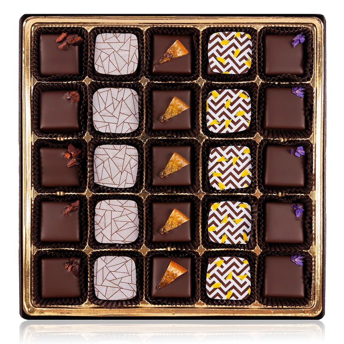 Artisan Chocolate Gift Box Handcrafted Truffles. Vegan. Nuts - Etsy UK