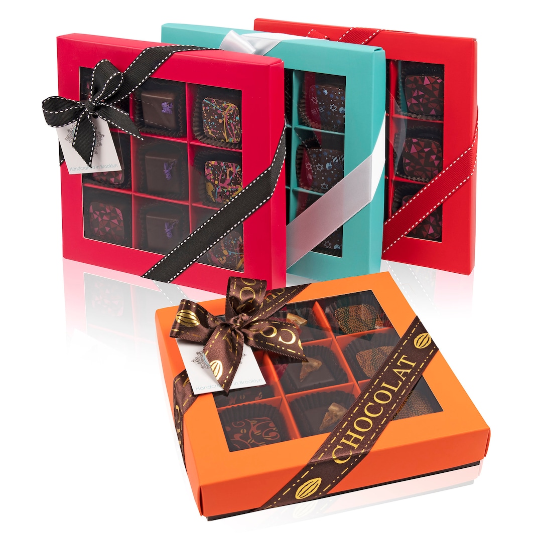 Artisan Chocolate Gift Box - Handcrafted Truffles. Vegan. Gluten Free ...