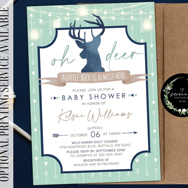 Buck Baby Shower - Etsy