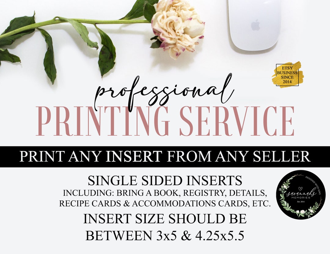 Professional Printing Service . Printing Services . Insert Printing ...