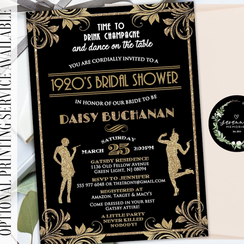 Roaring 20s Invite - Etsy