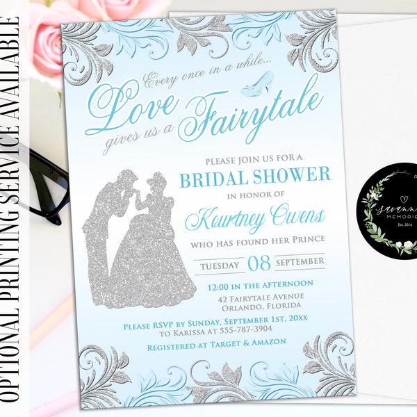 Cinderella Wedding Invitations - Etsy
