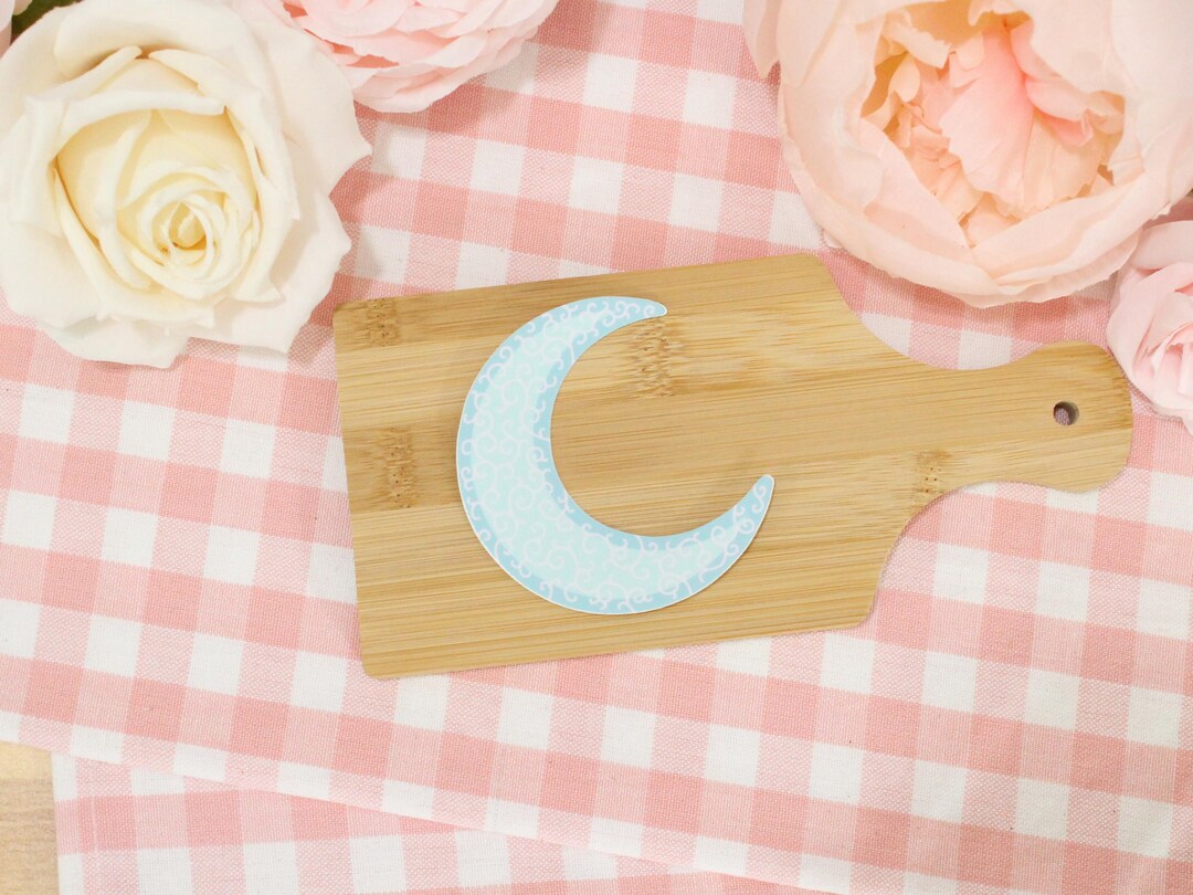 Blue Moon Vinyl Sticker, Water Bottle Decal, Laptop Sticker - Etsy