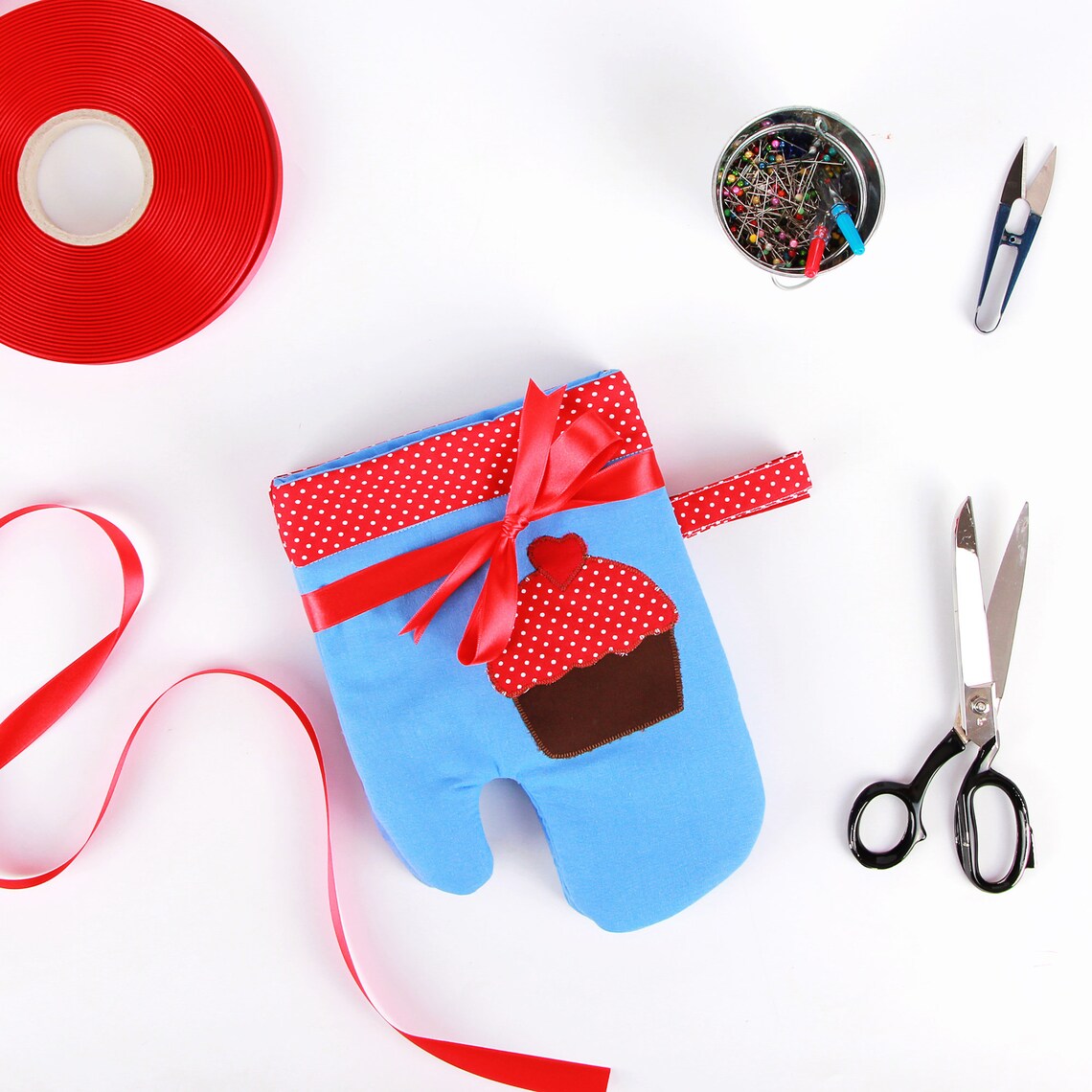 Sewing Pattern: Kitchen Mittens - Etsy Israel