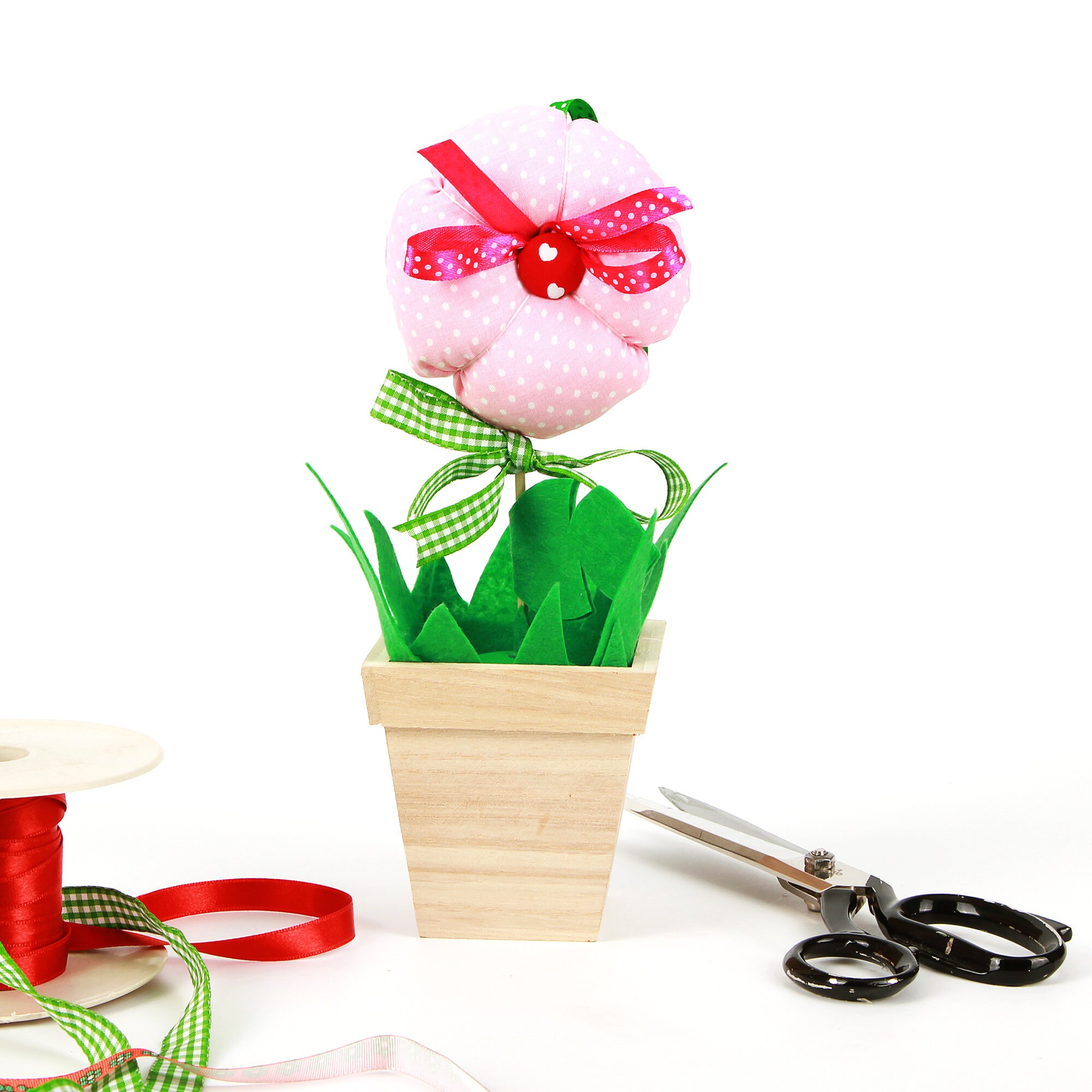 Sewing Pattern: Textile Flower in a Pot - Etsy