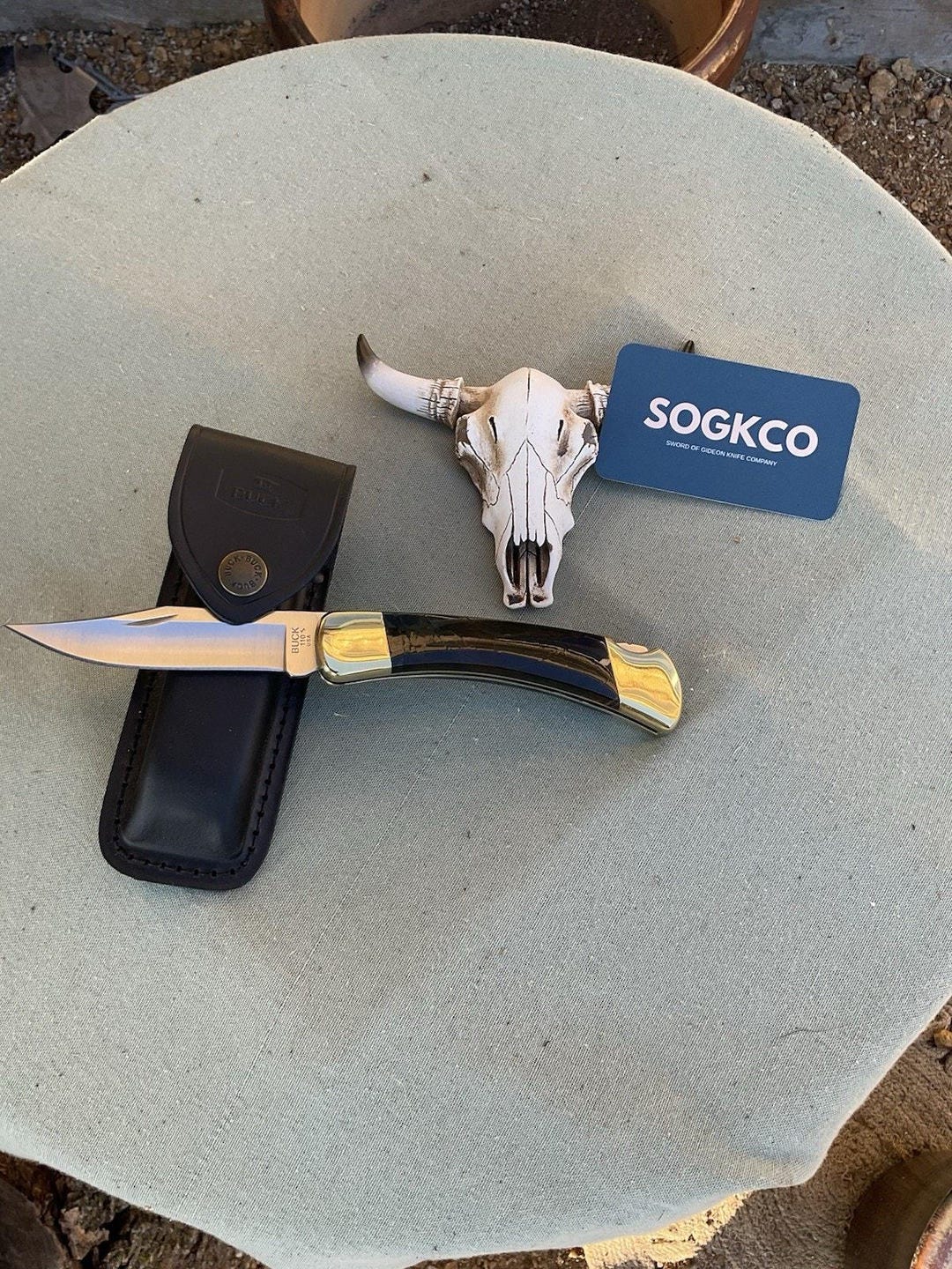 Buck Custom 110 Mammoth With File Work on Back Spring - Etsy