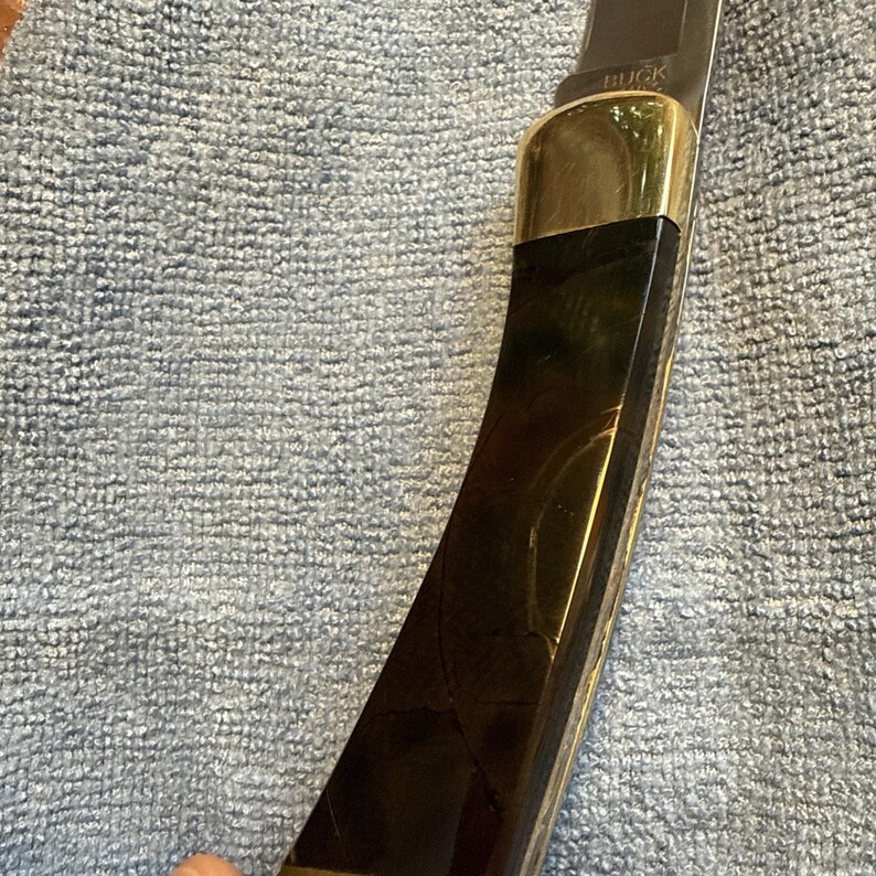 Buck Custom 110 Mammoth With File Work on Back Spring - Etsy