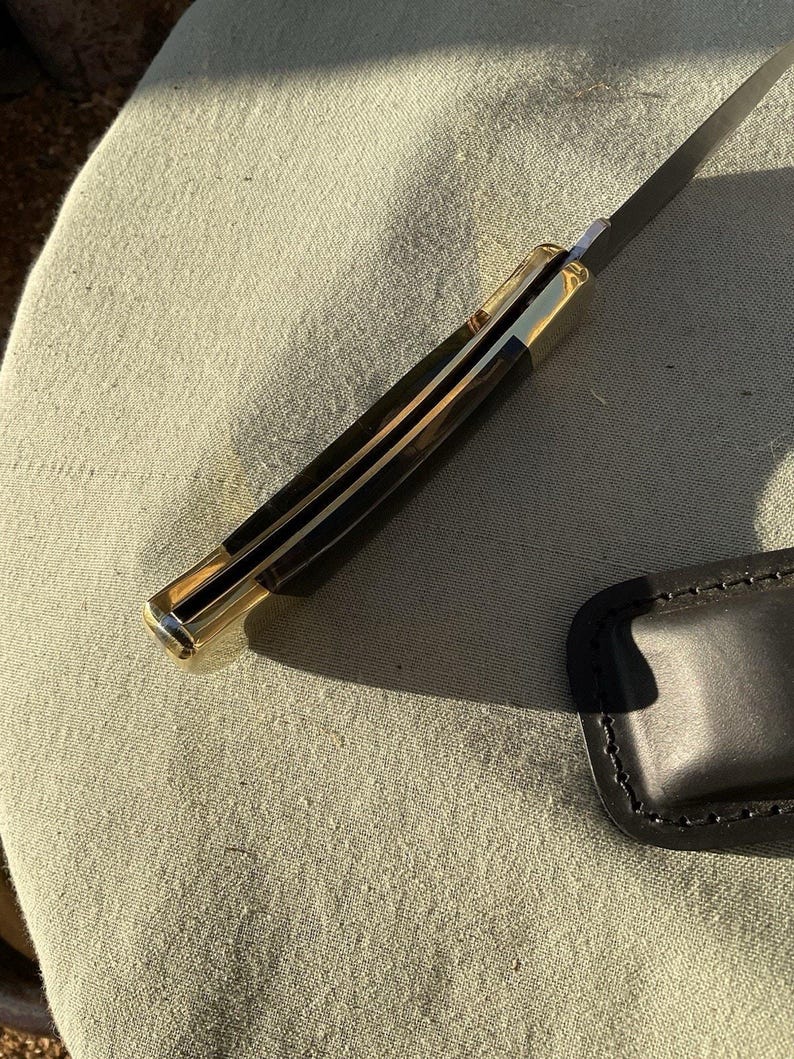 Buck Custom 110 Mammoth With File Work on Back Spring - Etsy