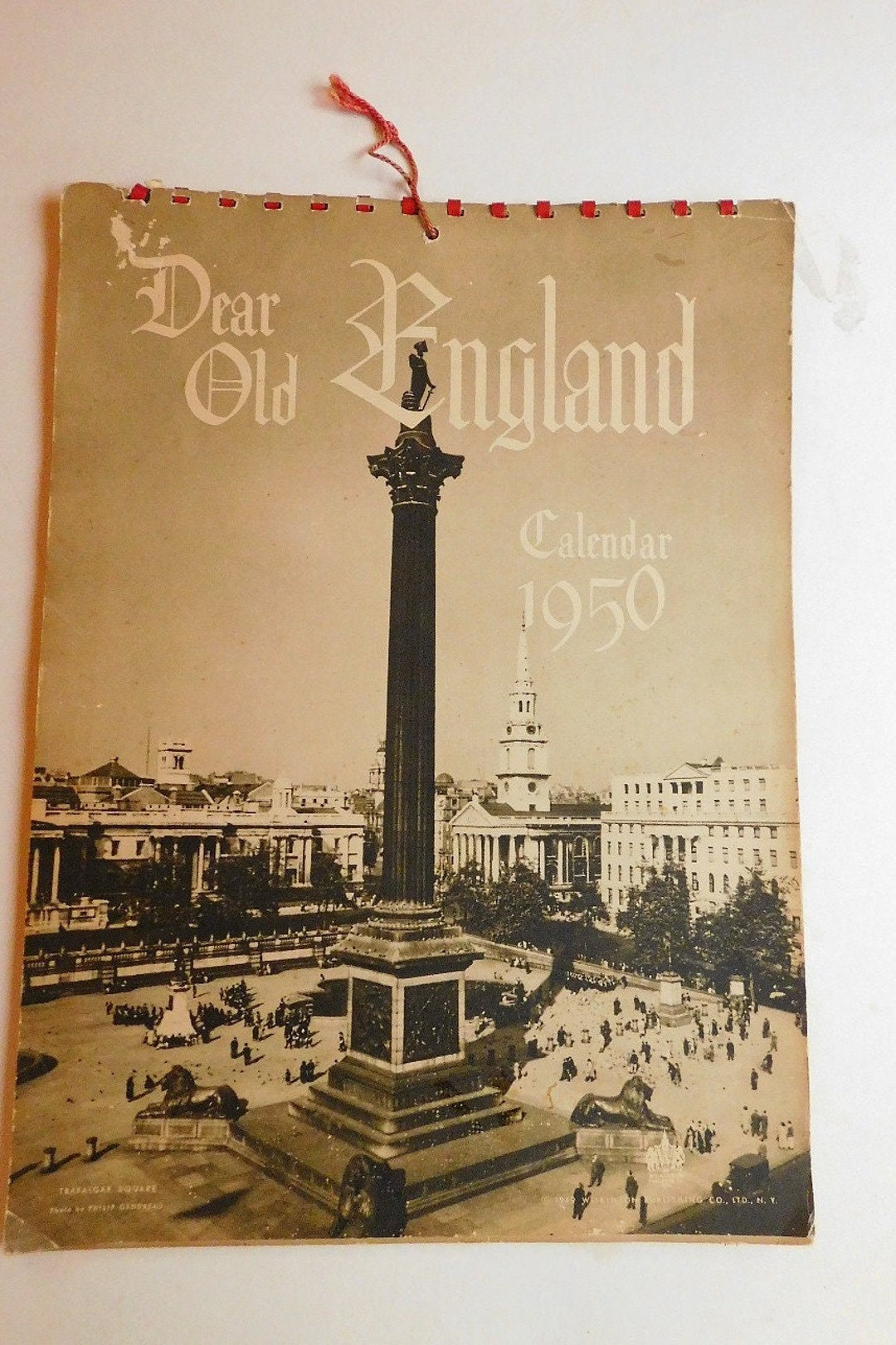 1950 British Wall Calendar - Etsy