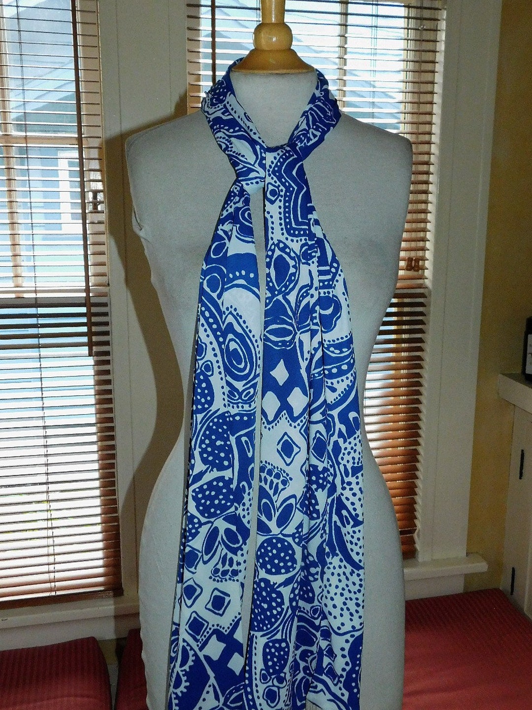 Long 60's Scarf by Dalton - Etsy