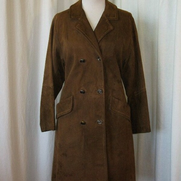 Womens Suede Coat - Etsy