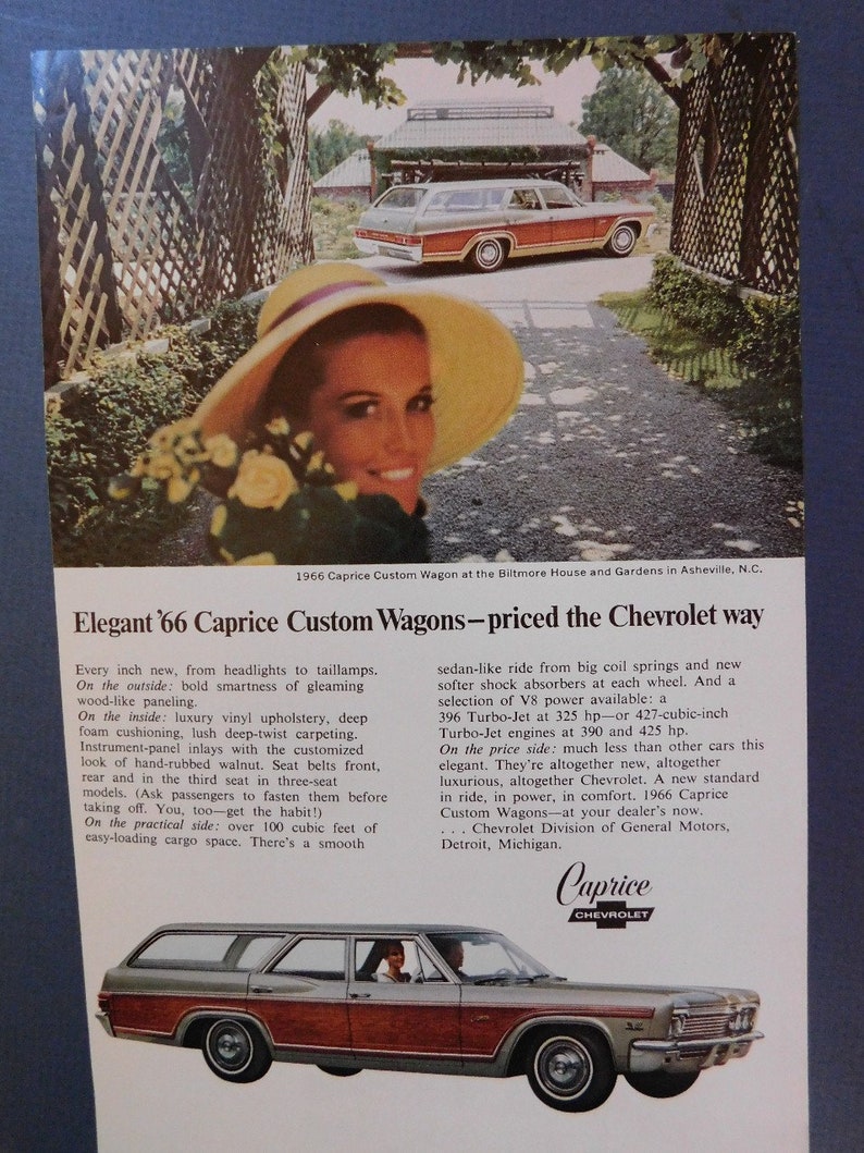1966 Chevrolet Caprice Wagon - Etsy