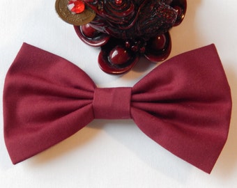 Maroon Hair Bow - Etsy