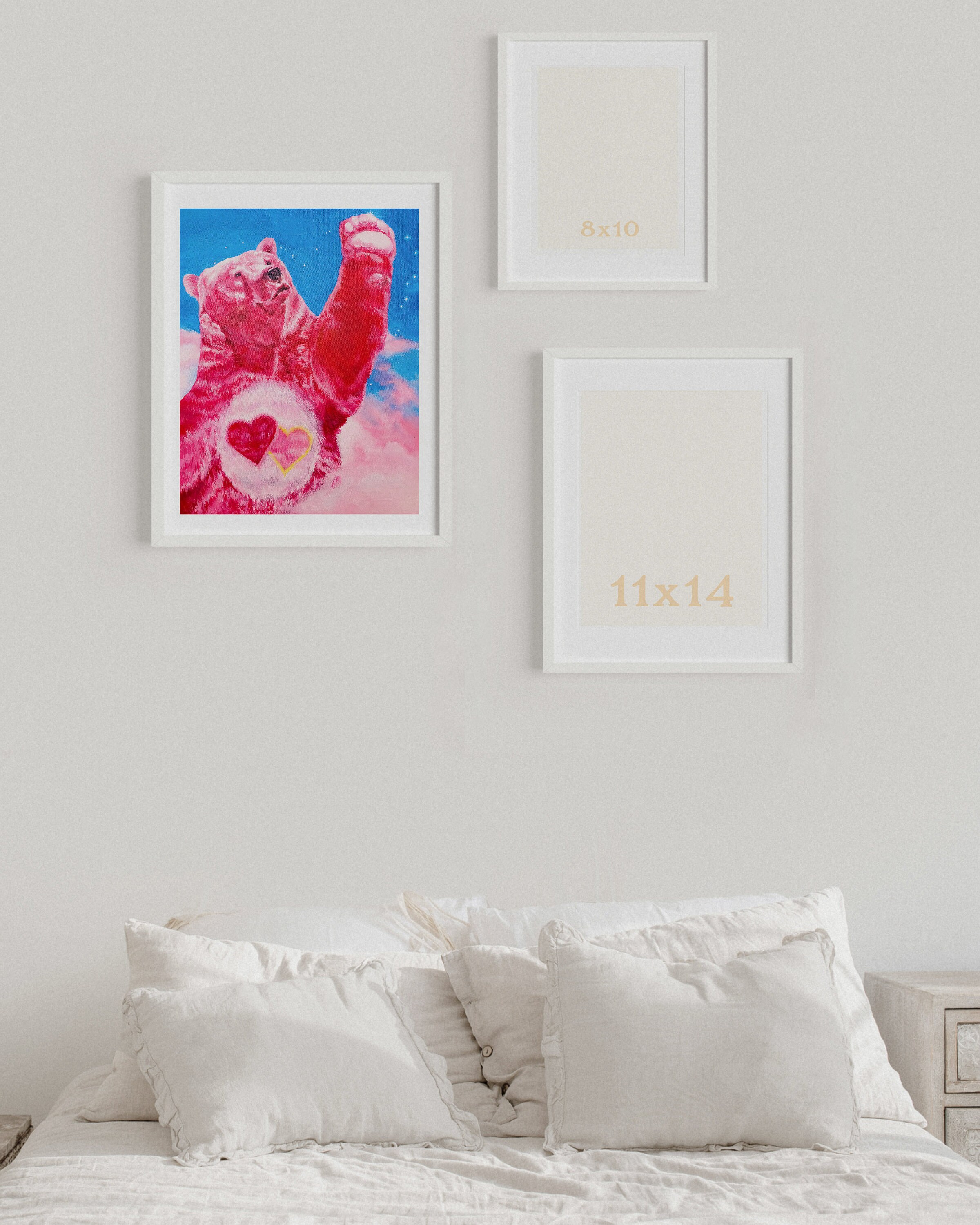 LOVE-A-LOT BEAR Care Bears / Carebears Original Art - Etsy