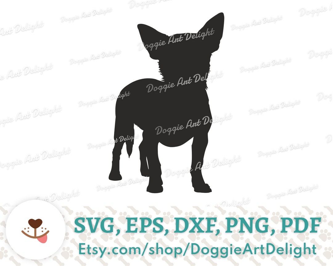 Chihuahua Silhouette Svg File for Cricut Chiwawa Dog Vector - Etsy Canada