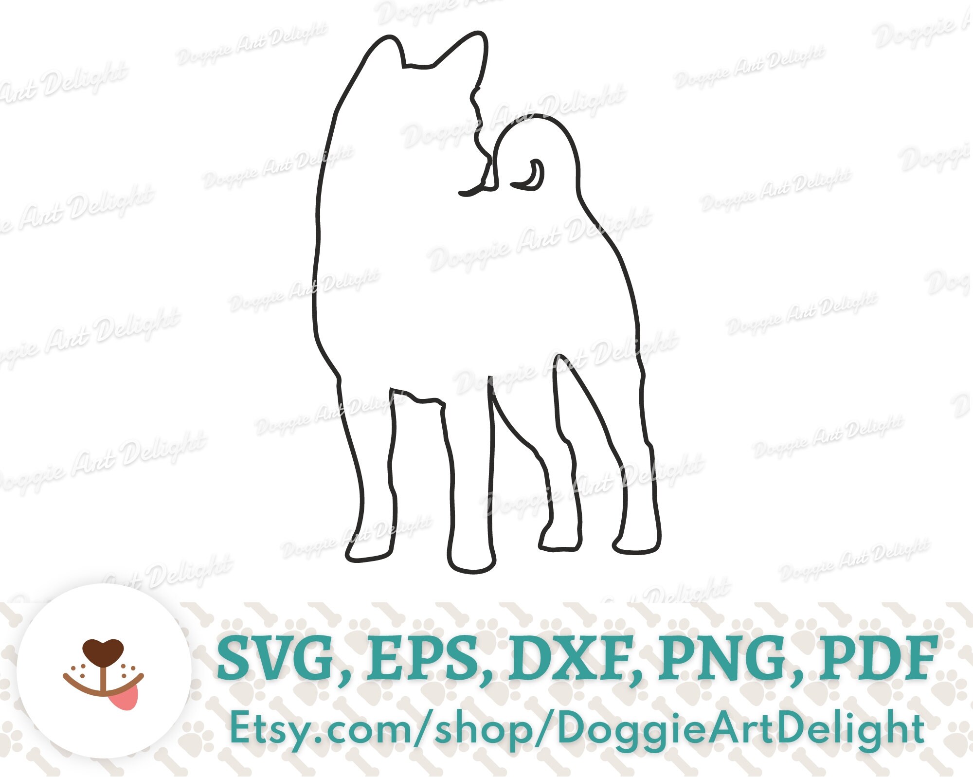 Shiba Inu Dog Outline Svg File for Cricut Shiba Inu Outline - Etsy Finland