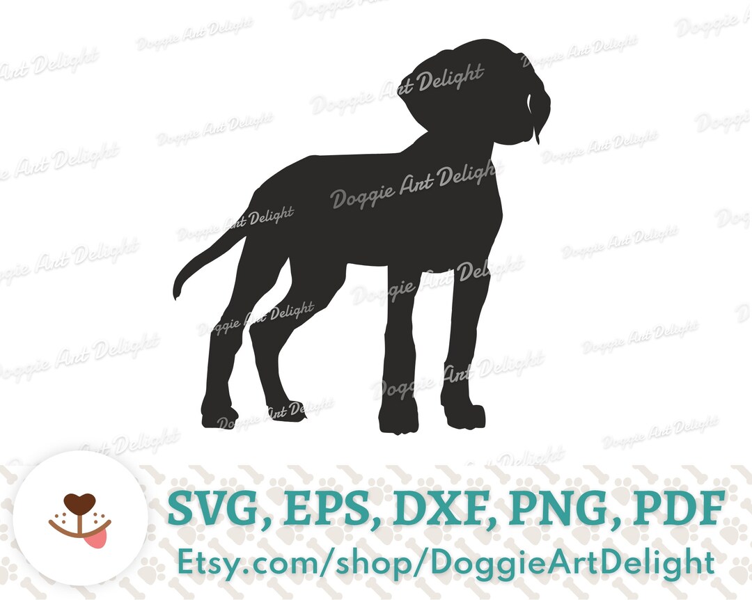 Pointer Puppy Dog Silhouette Svg Files for Cricut. Cute Puppy - Etsy