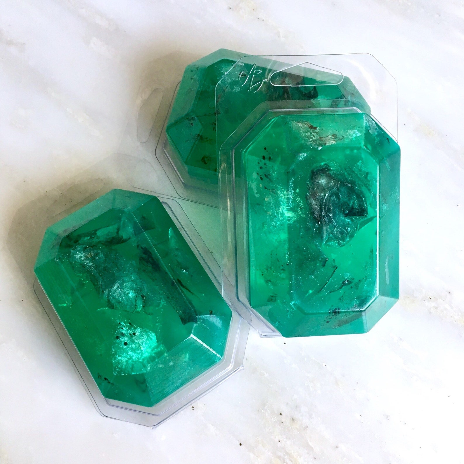 May/emerald-birthstone Mineral Soap Bar 4oz.faceted - Etsy