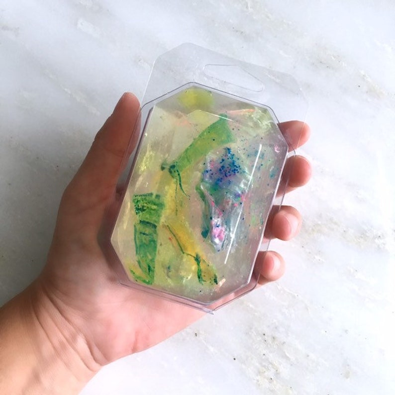October/opal-birthstone Mineral Soap Bar 4oz.faceted - Etsy