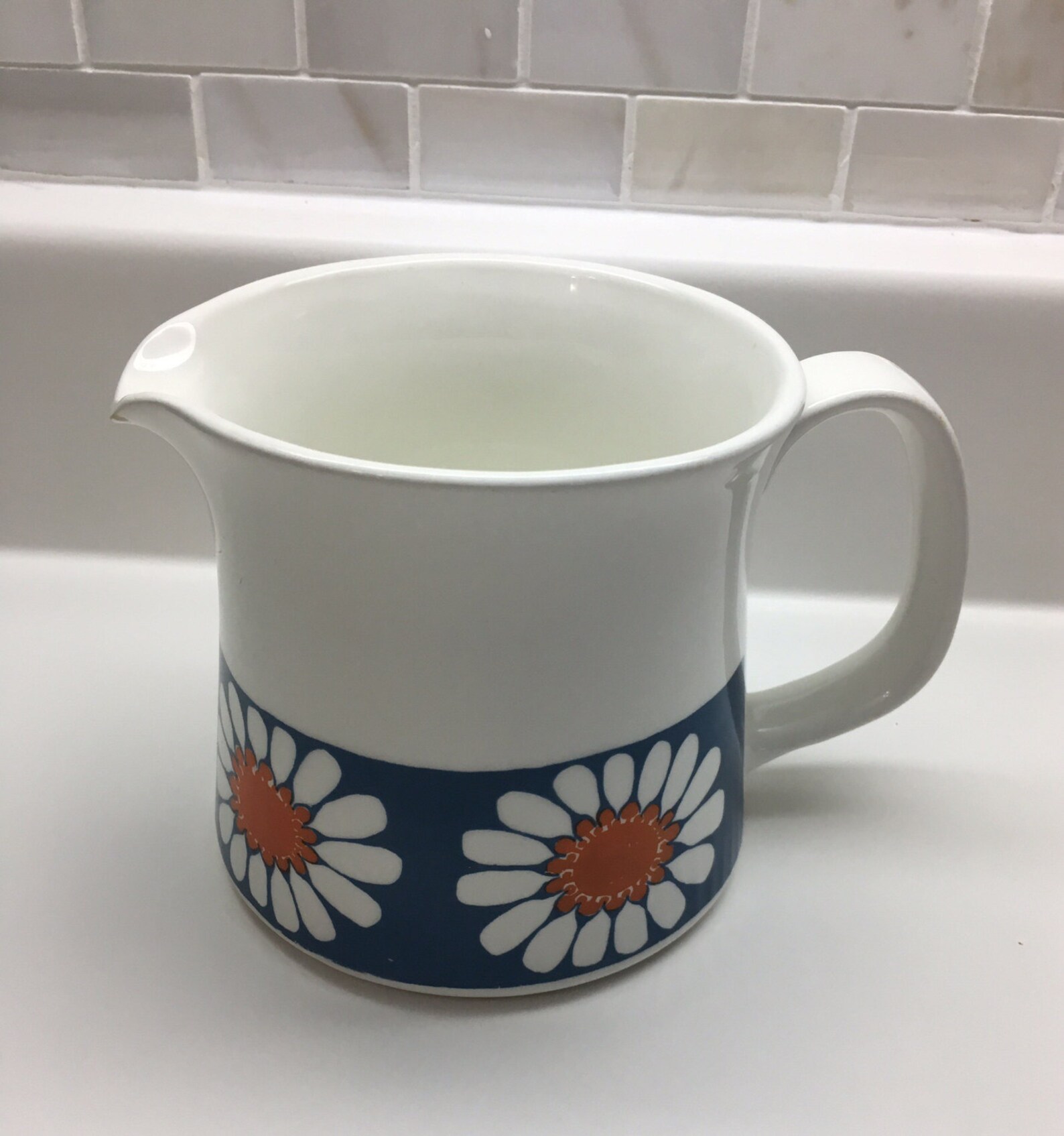 Figgjo Flint Turi-design Daisy Milk Jug Made in Norway - Etsy Canada