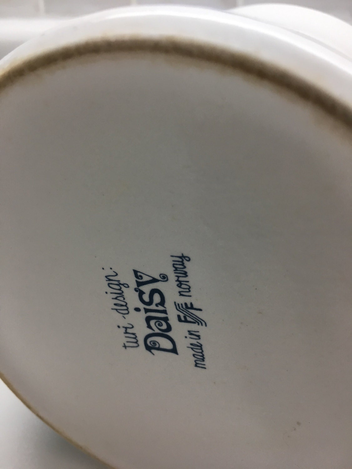 Figgjo Flint Turi-design Daisy Milk Jug Made in Norway - Etsy Canada