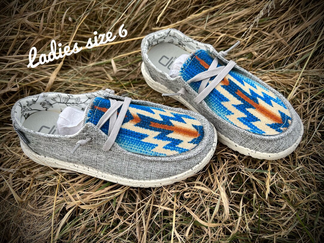 Buckaroo Dudes - Custom Pendleton Hey Dude Shoes - Etsy