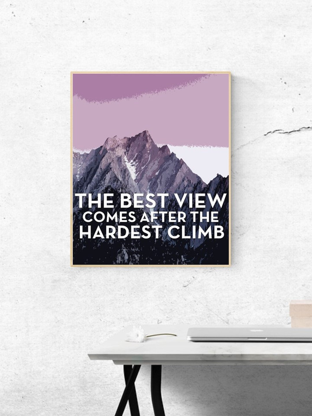 MOTIVATIONAL - the Best View Comes After the Hardest Climb - Quote ...