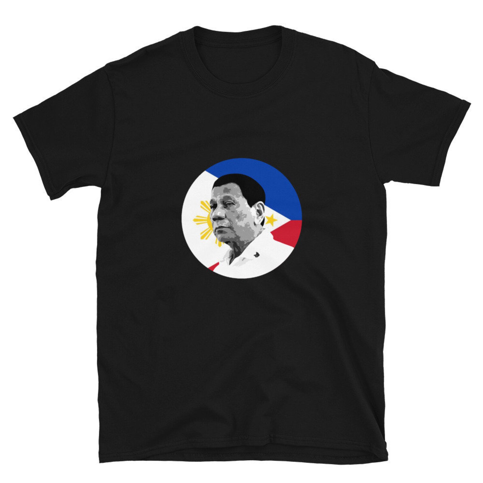 TSHIRT- Duterte in Circle-flag- Philippines-pinoy-president ...