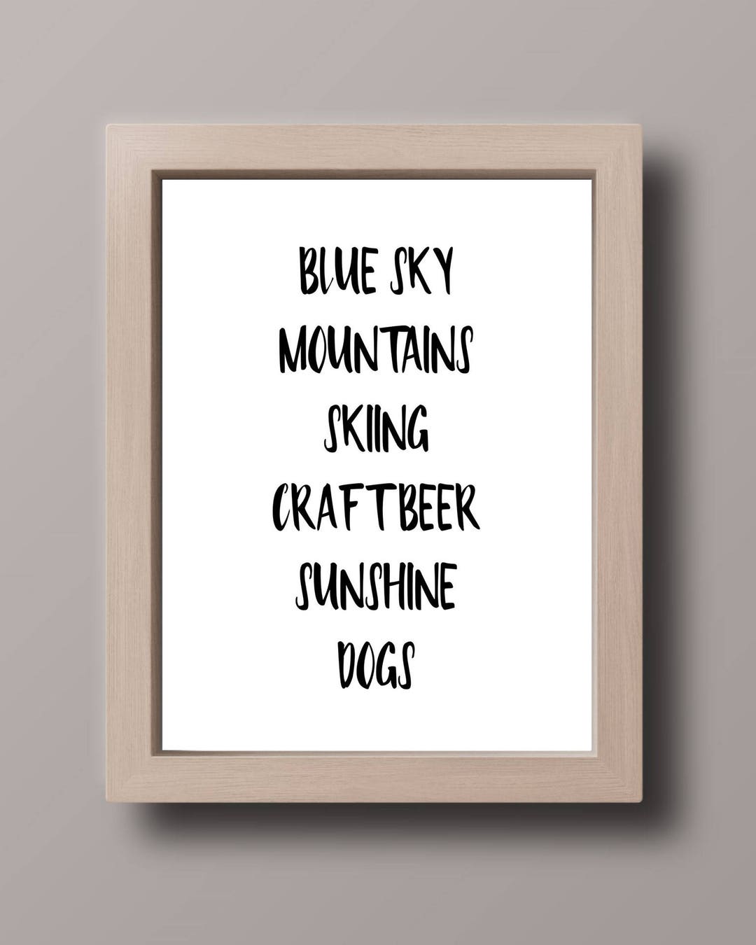 MINIMALIST Denver Words Calligraphy Wall Art - Etsy