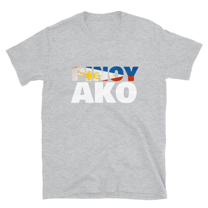 TSHIRT Pinoy Ako-flag-philippines Pinoy-iconography-short-sleeve Unisex ...