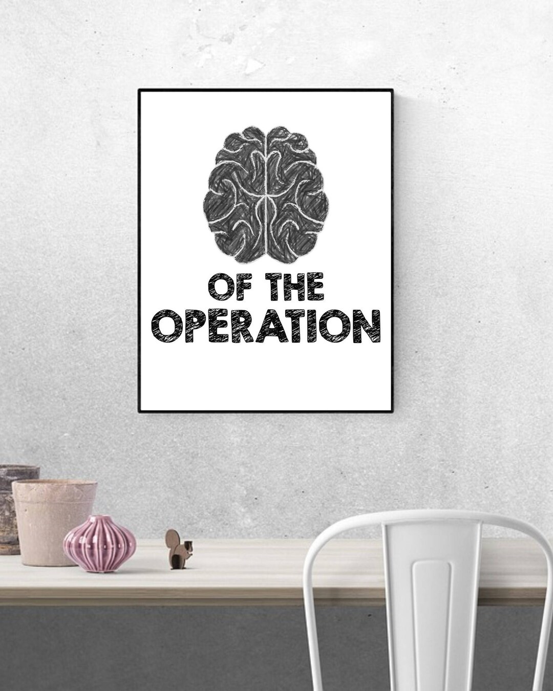 Entrepreneur-brain of the Operation - Quote- Wall Art - Etsy