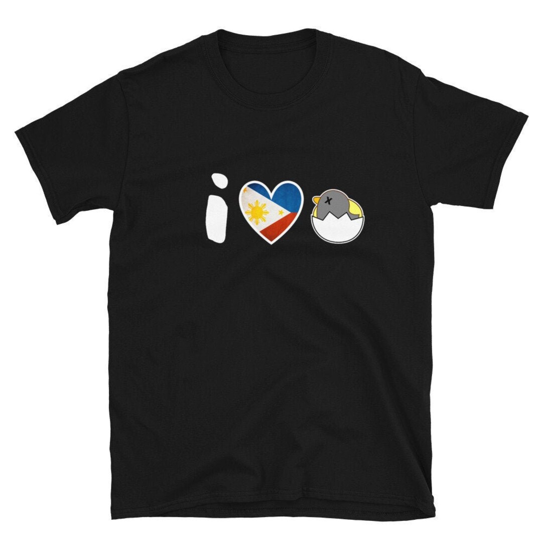 TSHIRT- I Heart Balut -cartoon- Iconography- Icon- Pinoy-short-sleeve ...