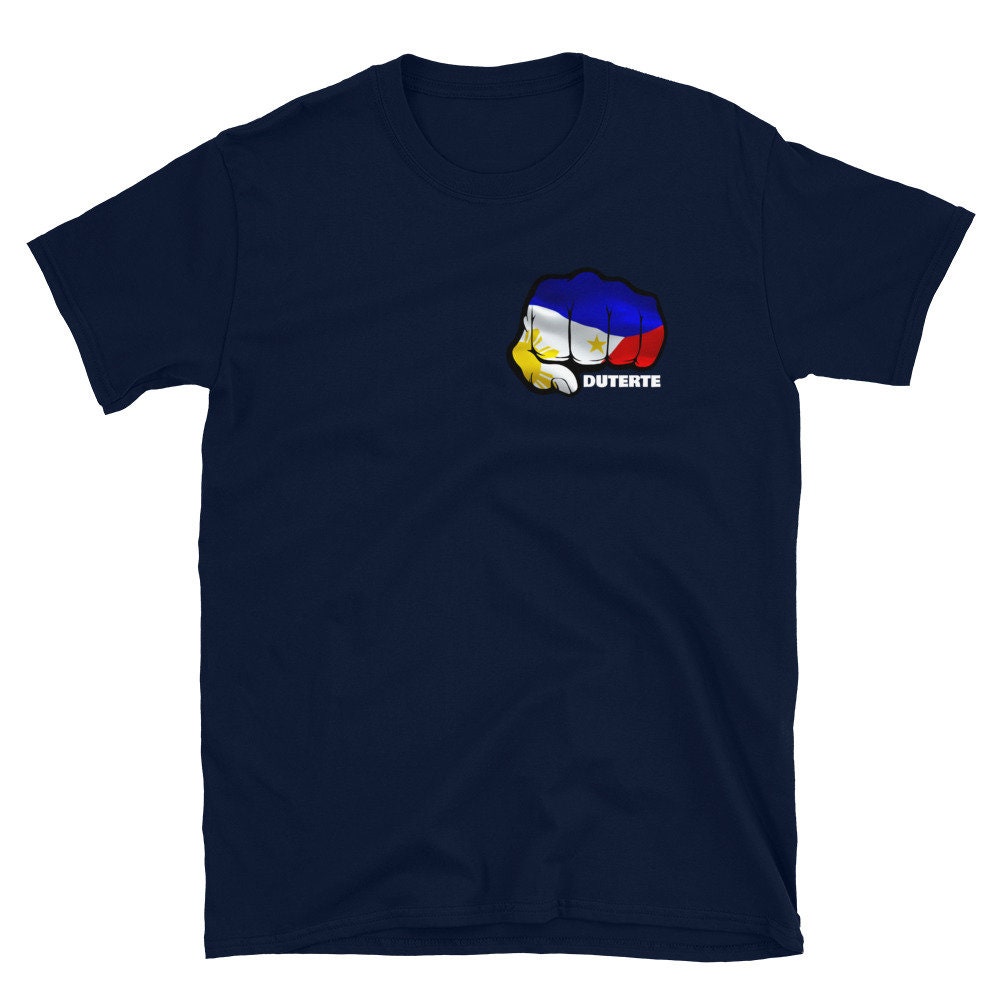 TSHIRT- Duterte Flag Fist- Philippines-pinoy-president- Iconography ...