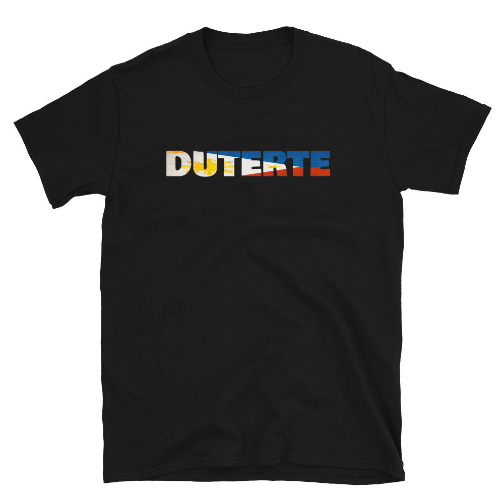 TSHIRT- Duterte Flag-philippines- Pinoy-president-iconography-short ...