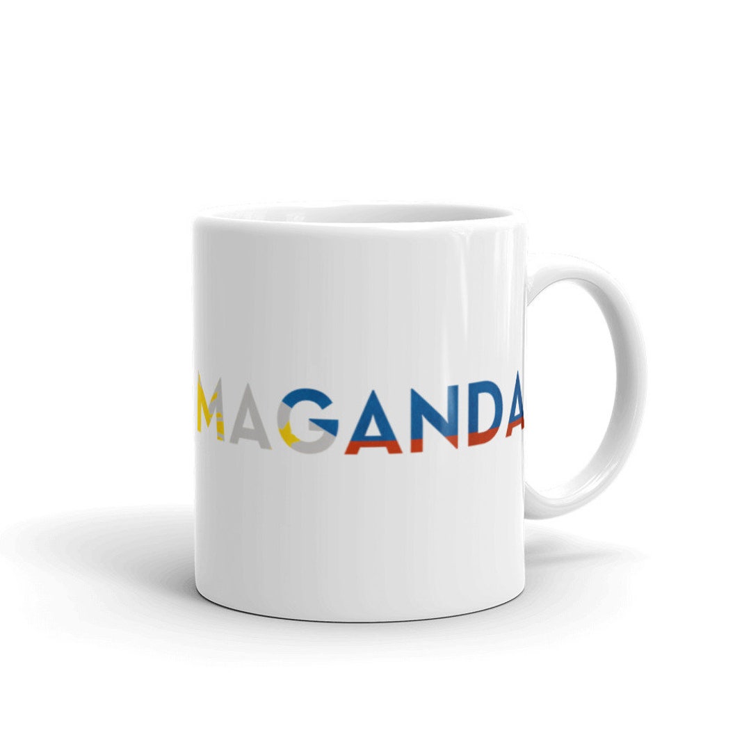 MUGS - Maganda - Filipino Word - Beautiful - Ceramic Mug - Etsy