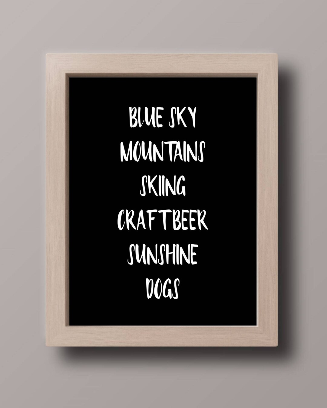 MINIMALIST- Denver Words- Calligraphy- Wall Art - Etsy