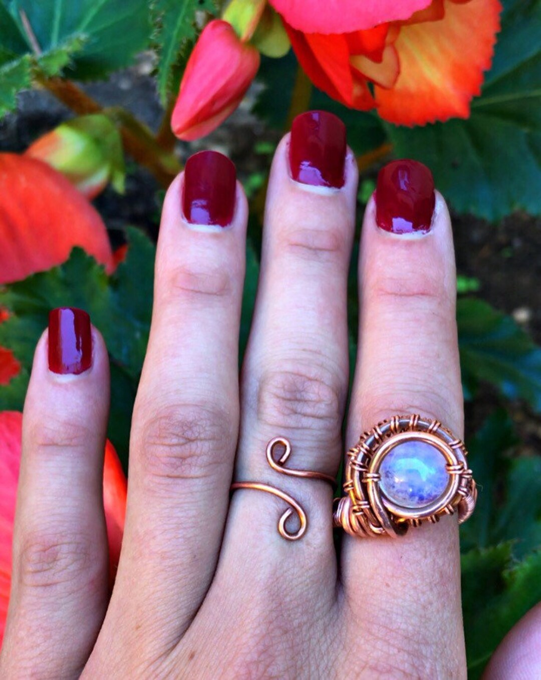 ORDER A CUSTOM RING, Natural Crystal Rings, Recycled Copper Jewelry - Etsy