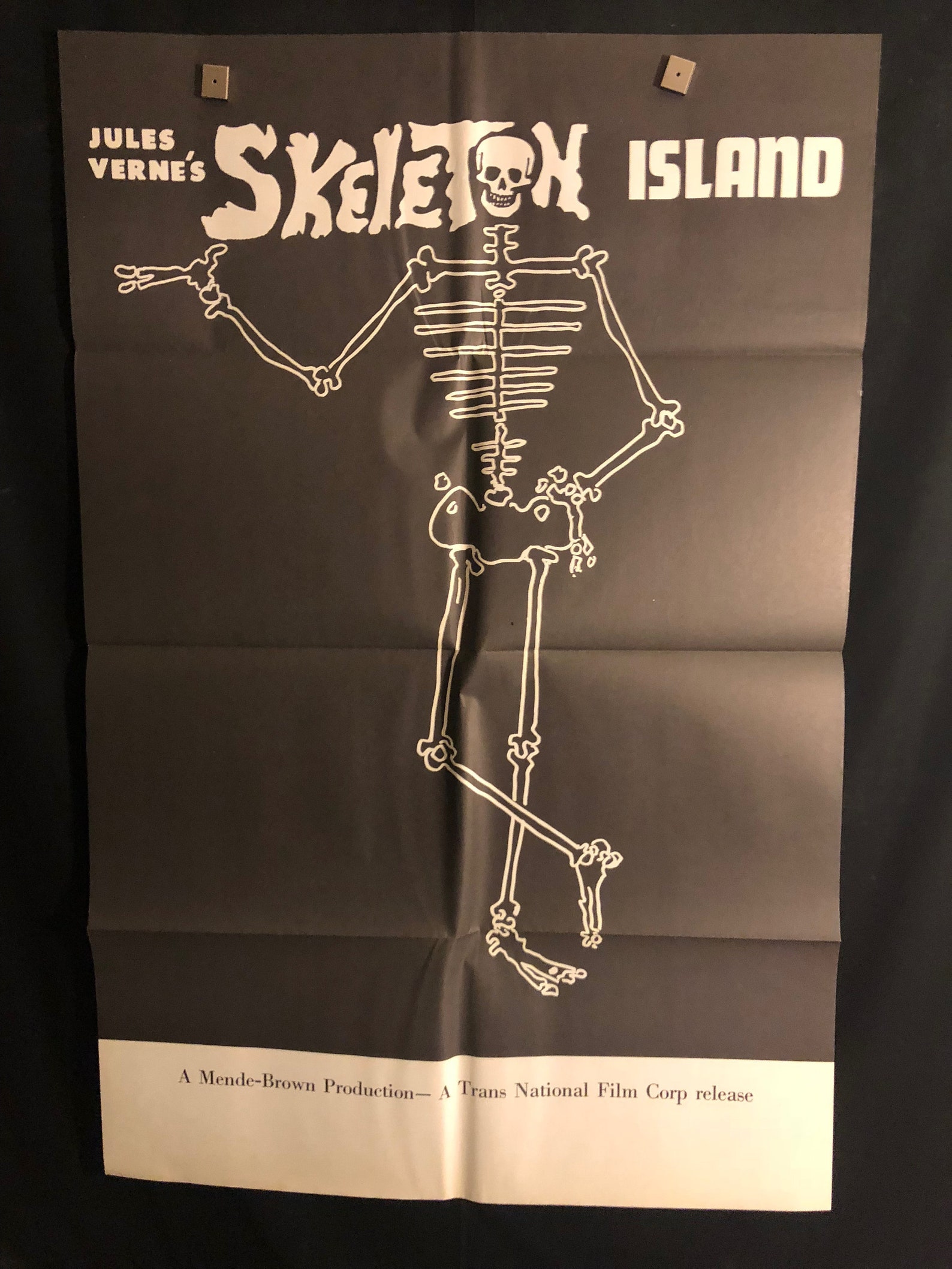 Original 1973 Skeleton Island One Sheet Movie Poster Jules - Etsy
