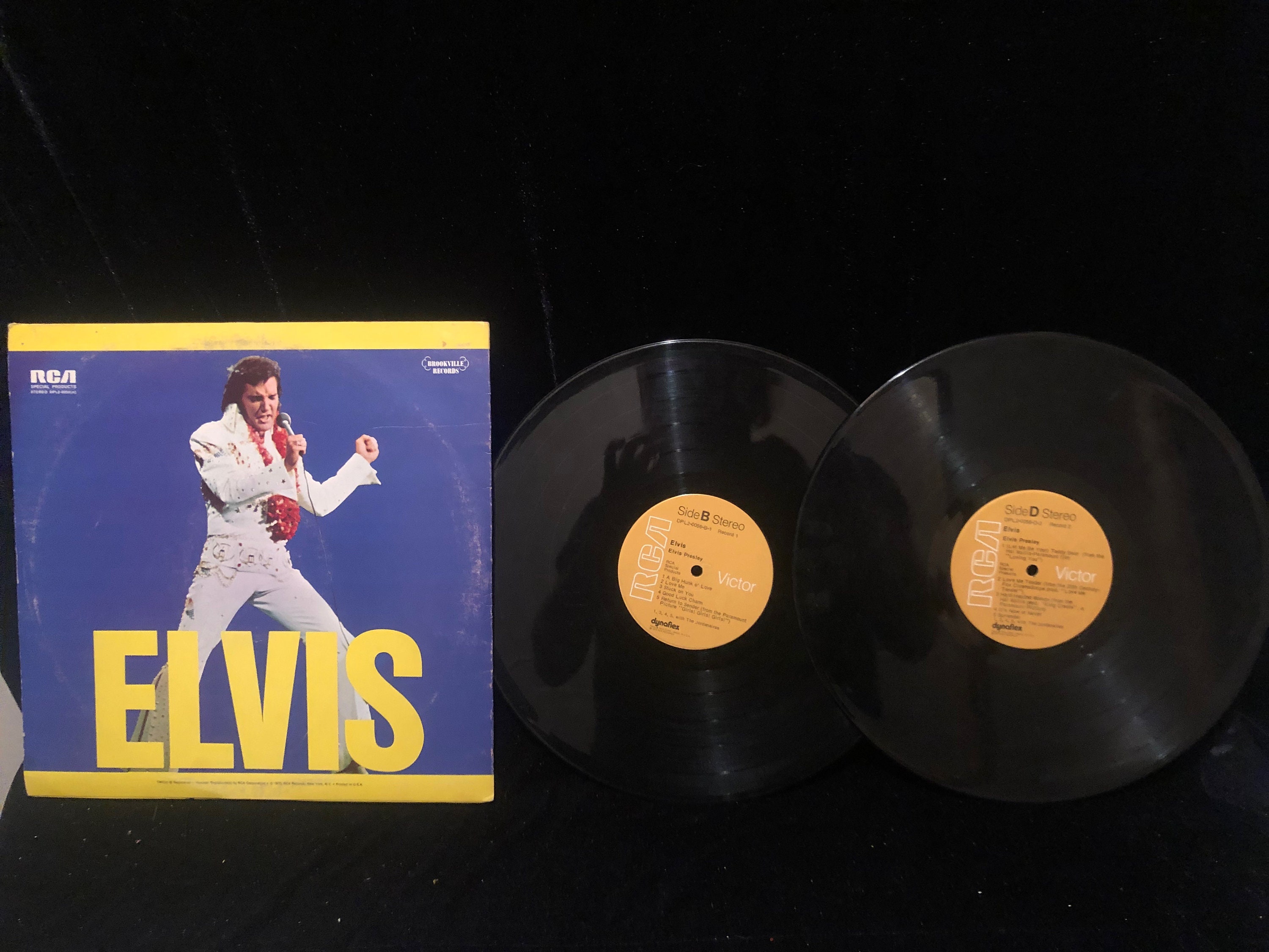 Original 1973 Elvis Presley Brookville Records RCA Vinyl Record 2 LP ...
