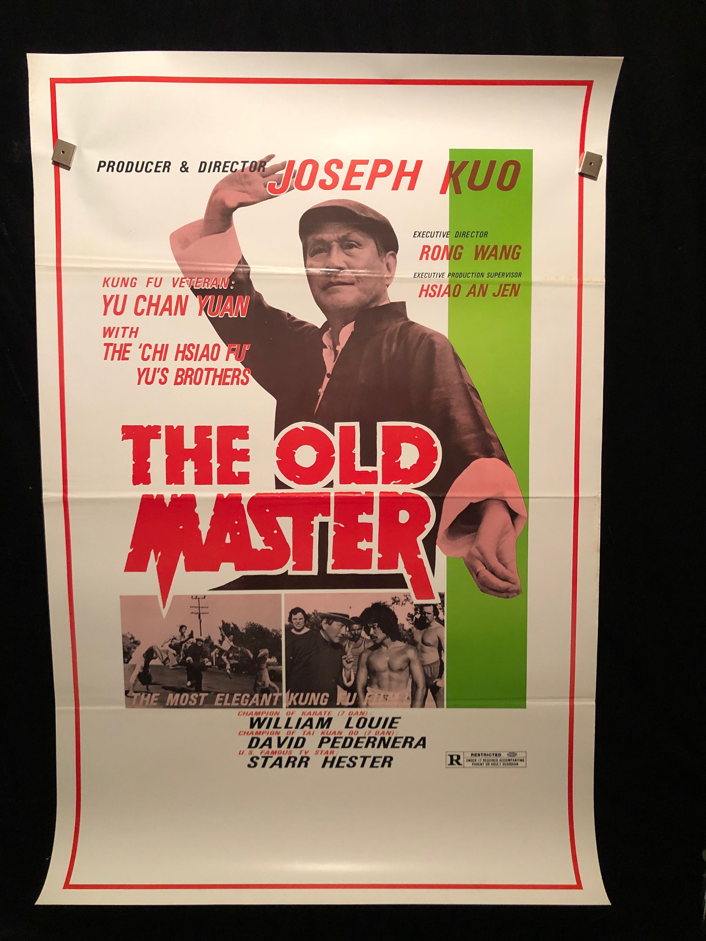 Original 1980 the Old Master One Sheet Movie Poster, Karate, Kung Fu ...