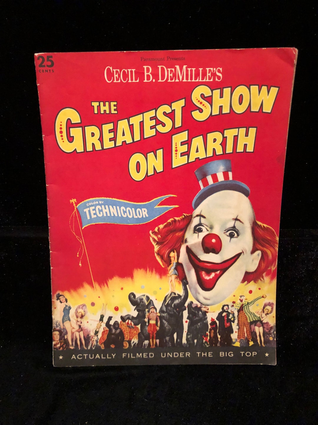 Original 1952 the Greatest Show on Earth Movie Program Cecil B. Demille ...