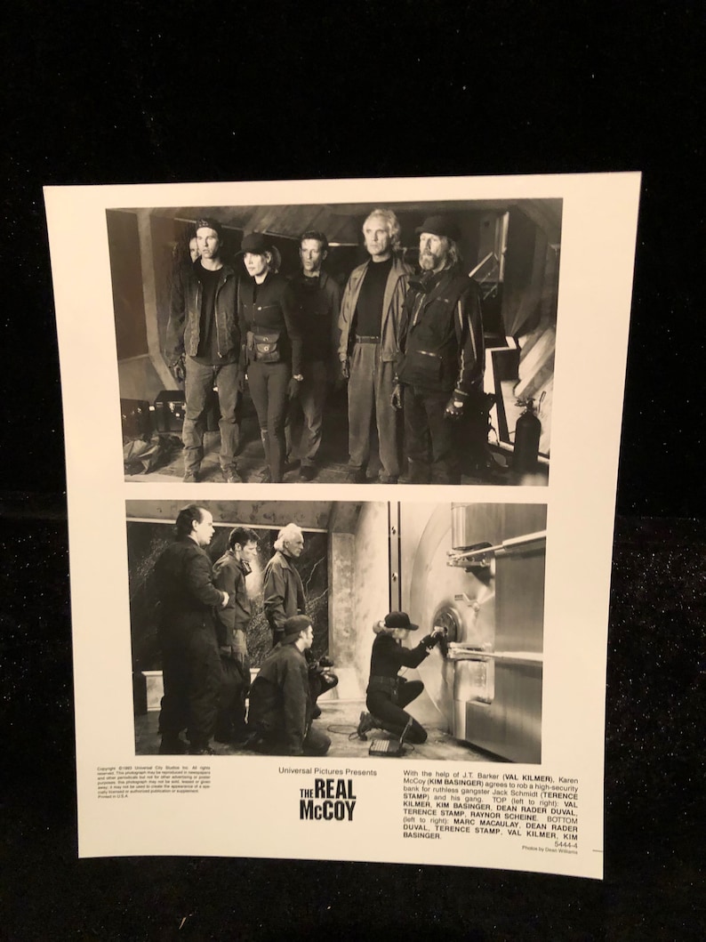 Original 1993 Real Mccoy 8x10 Photo Photograph Press Kit of 7 Pics ...