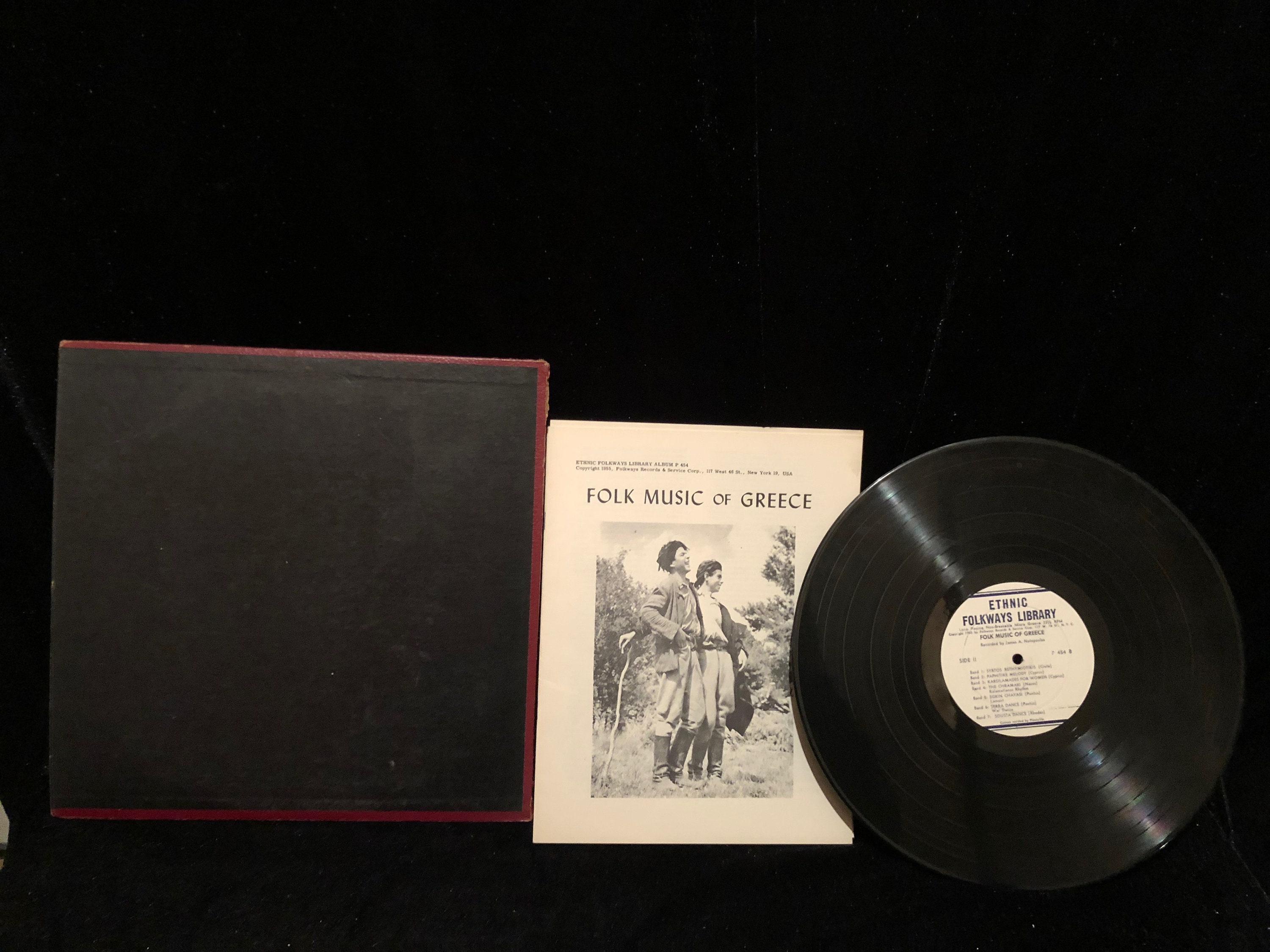 Original 1955 Folk Music of Greece Ethnic Folkways Library - Etsy Singapore