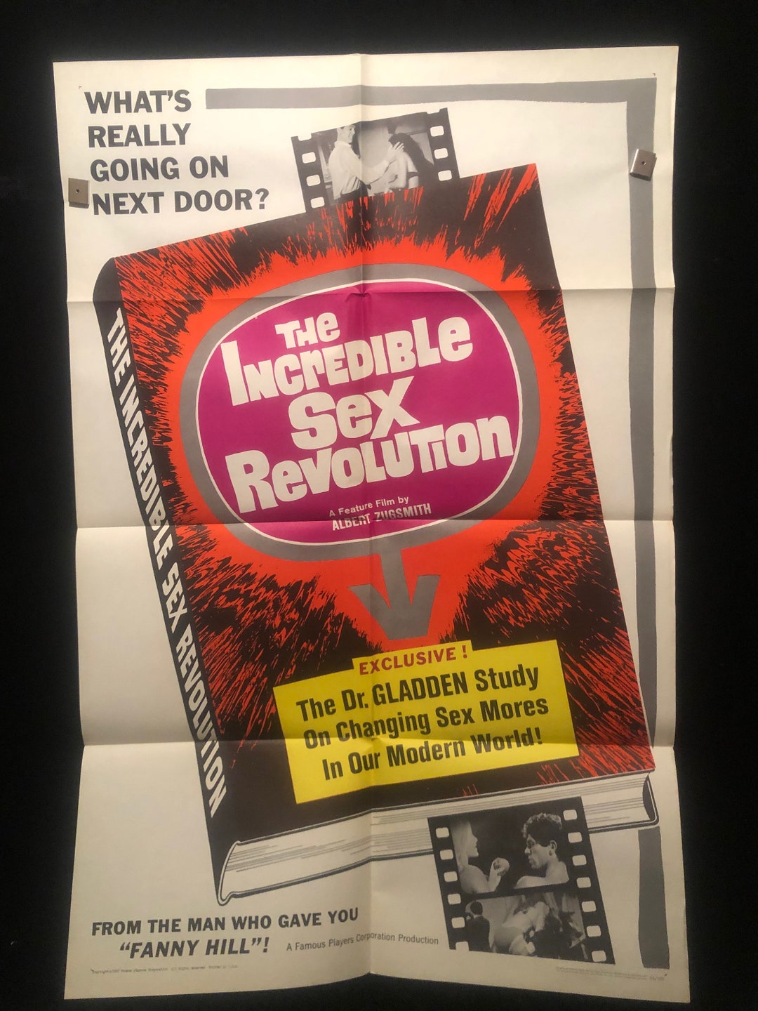 Original 1965 the Incredible Sex Revolution One Sheet Movie Poster Sexploitation - Etsy