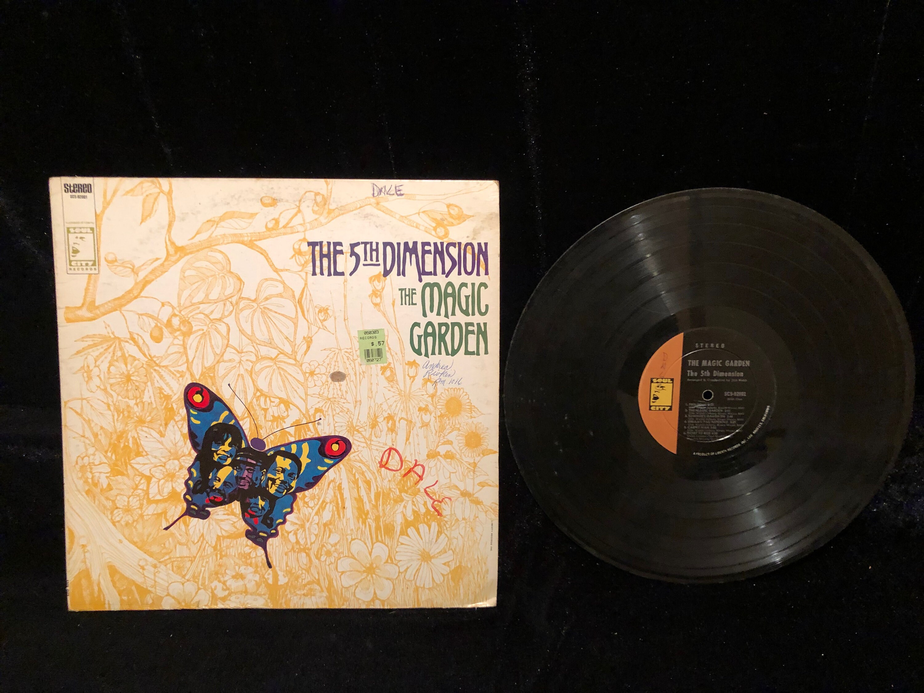 Original 1967 the 5th Dimension the Magic Garden LP Vinyl Record Album ...